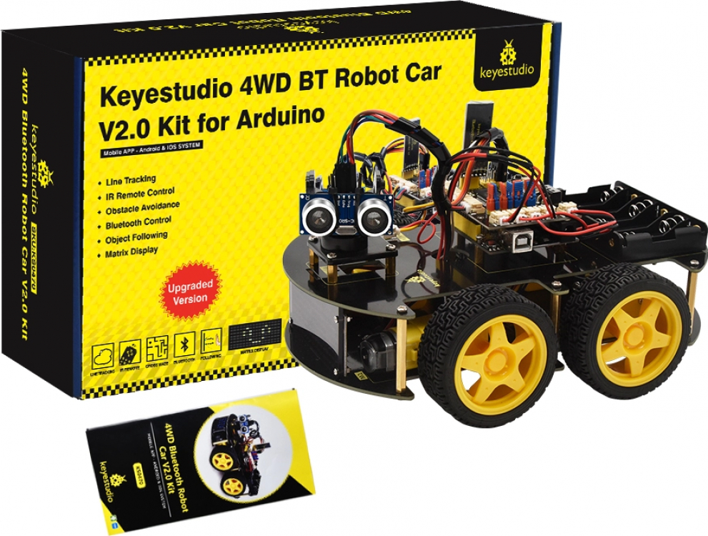 Robot Mini tank V2 Ardruinos programabil | robo1