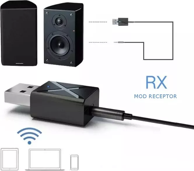 Emitator receptor Bluetooth audio jack 3.5 mm. la CEL.ro