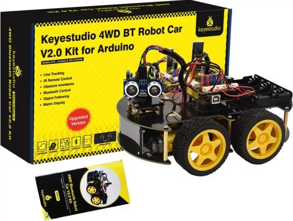 Robot Mini tank V2 Ardruinos programabil | robo1